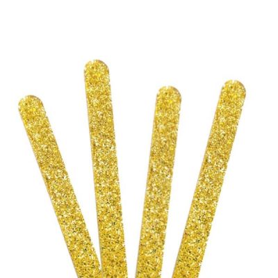 Acrylic Glitter Cakesicle Sticks Gold – Bakers Boutique