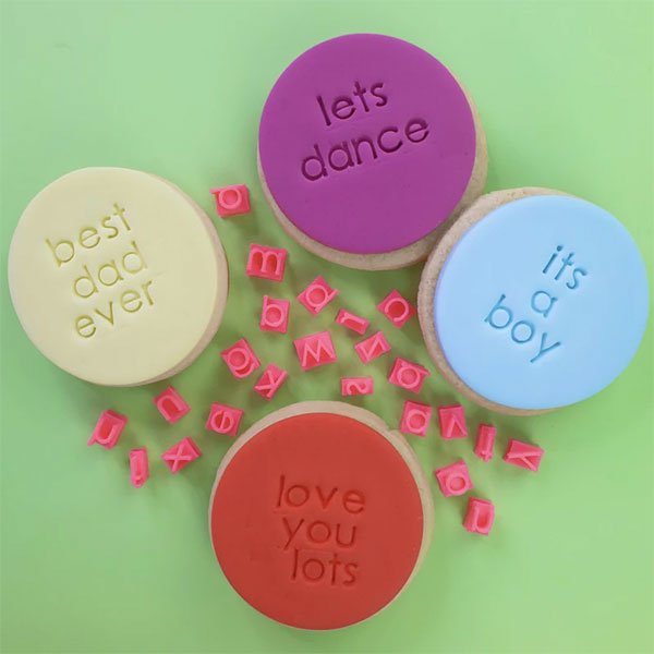 Sweet Stamp Mini Message Modern Add Ons Lowercase – Bakers Boutique
