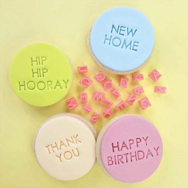 Sweet Stamp Mini Message Modern Add Ons Uppercase – Bakers Boutique