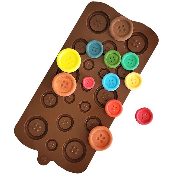 Silicone Chocolate Buttons Mould – Bakers Boutique