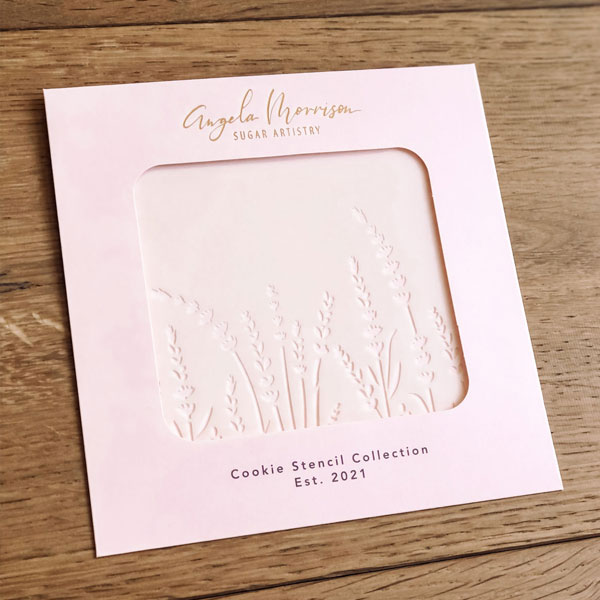 Angela Morrison Cookies Stencil Mila – Bakers Boutique