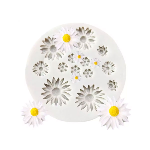 Silicone Multi Mini Daisies Mould Bakers Boutique