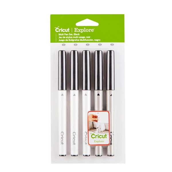 Cricut Explore/Maker Multi-Size Pen Set – Black – Bakers Boutique