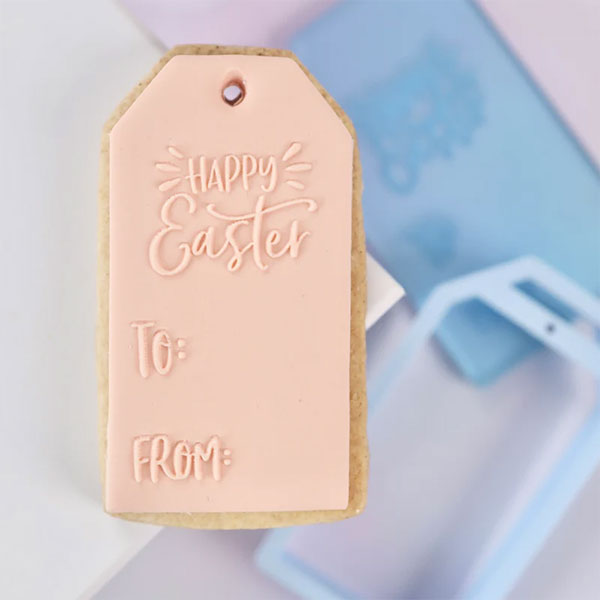Sweet Stamp Outboss Stamp N Cut – Happy Easter Gift Tag – Bakers Boutique