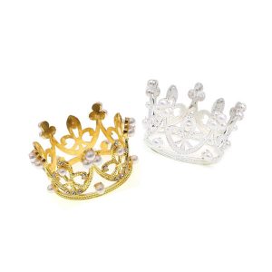 Mini Tiara Cake Topper With Pearls – Bakers Boutique