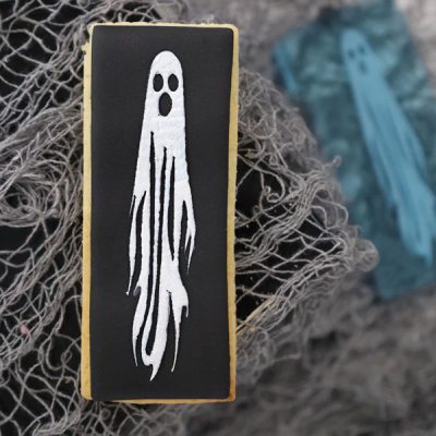 Sweet Stamp Outboss Long Texture Tile – Scary Ghost – Bakers Boutique
