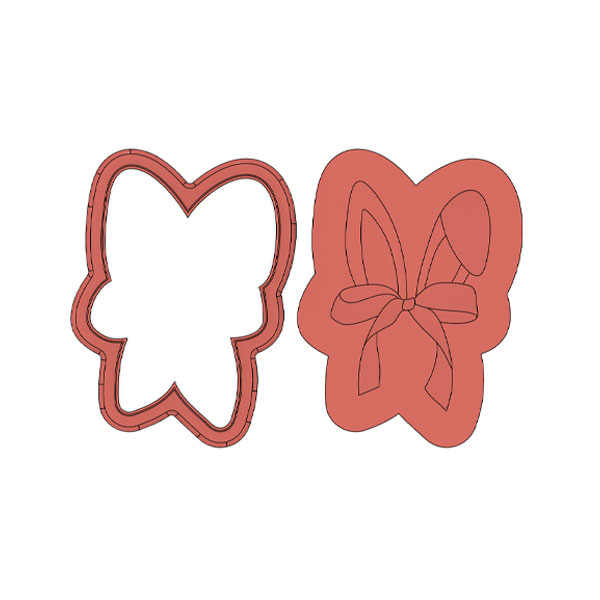 Bunny Ears Deboss Cookie Cutter – Bakers Boutique