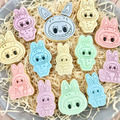Labubu Pull Apart Face Cookie Cutter Set – Bakers Boutique
