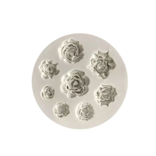 Silicone Assorted Roses Mould – Bakers Boutique