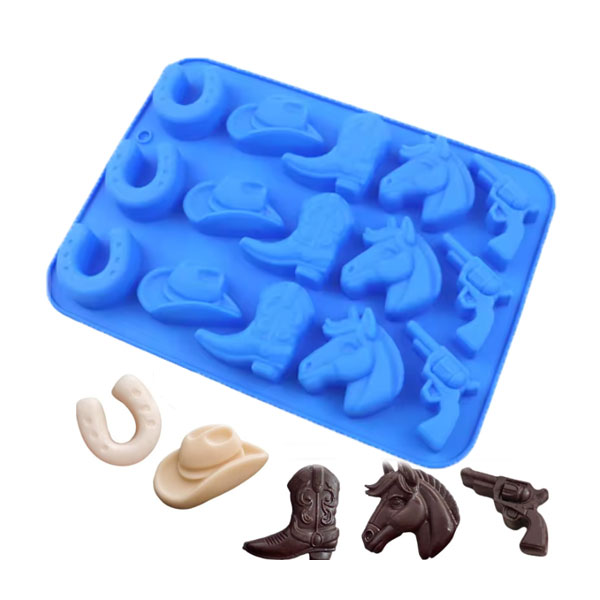 Silicone Cowboy Theme Chocolate Mould – Bakers Boutique