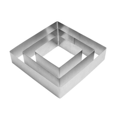 Stainless Steel Cake Crumb Cutter Square – Bakers Boutique