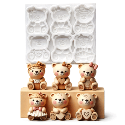 Silicone Small Teddy Bears Mould – Bakers Boutique